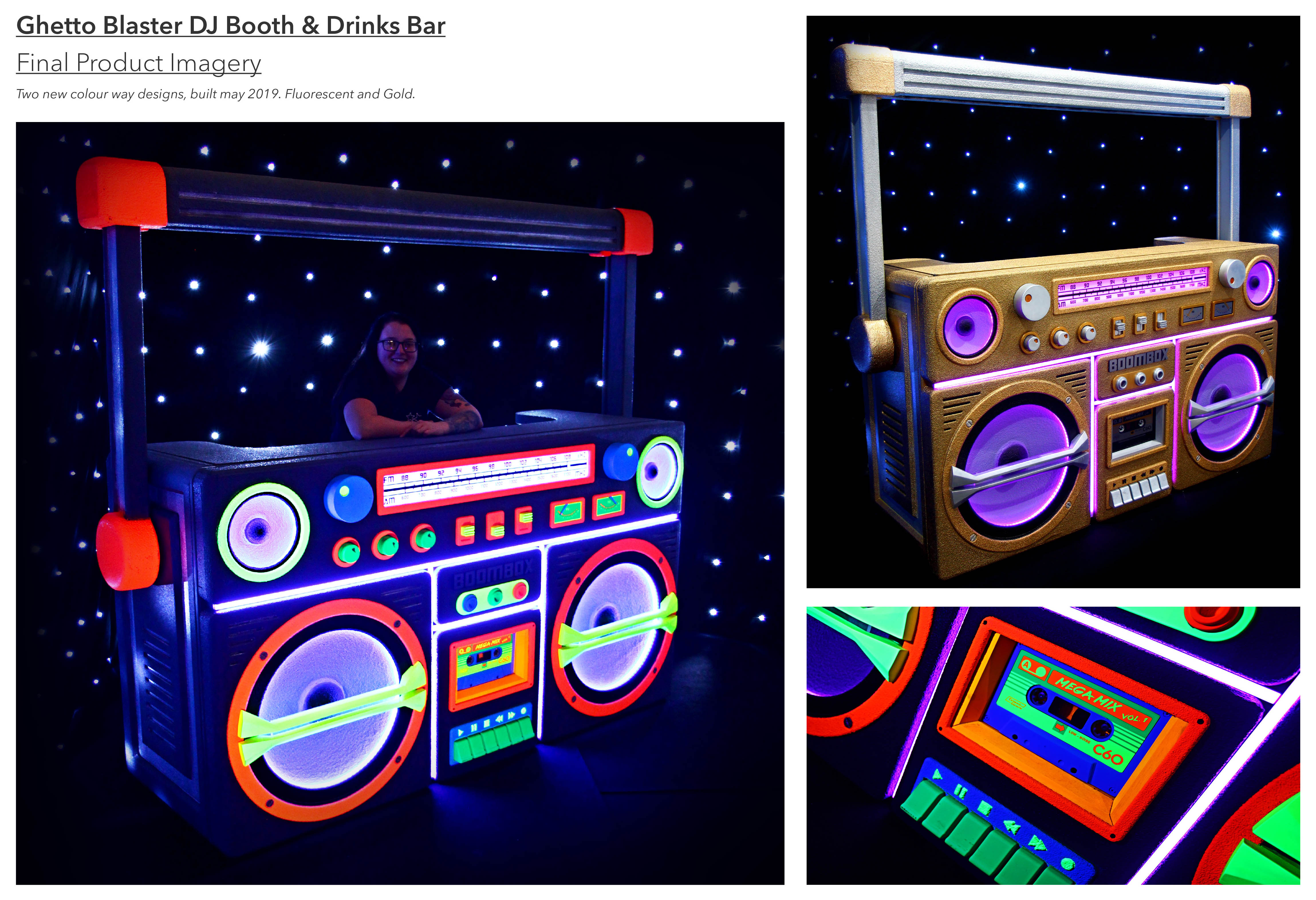 Event & Booth - 'Boombox' - Themed DJ Booth & Drinks Bar