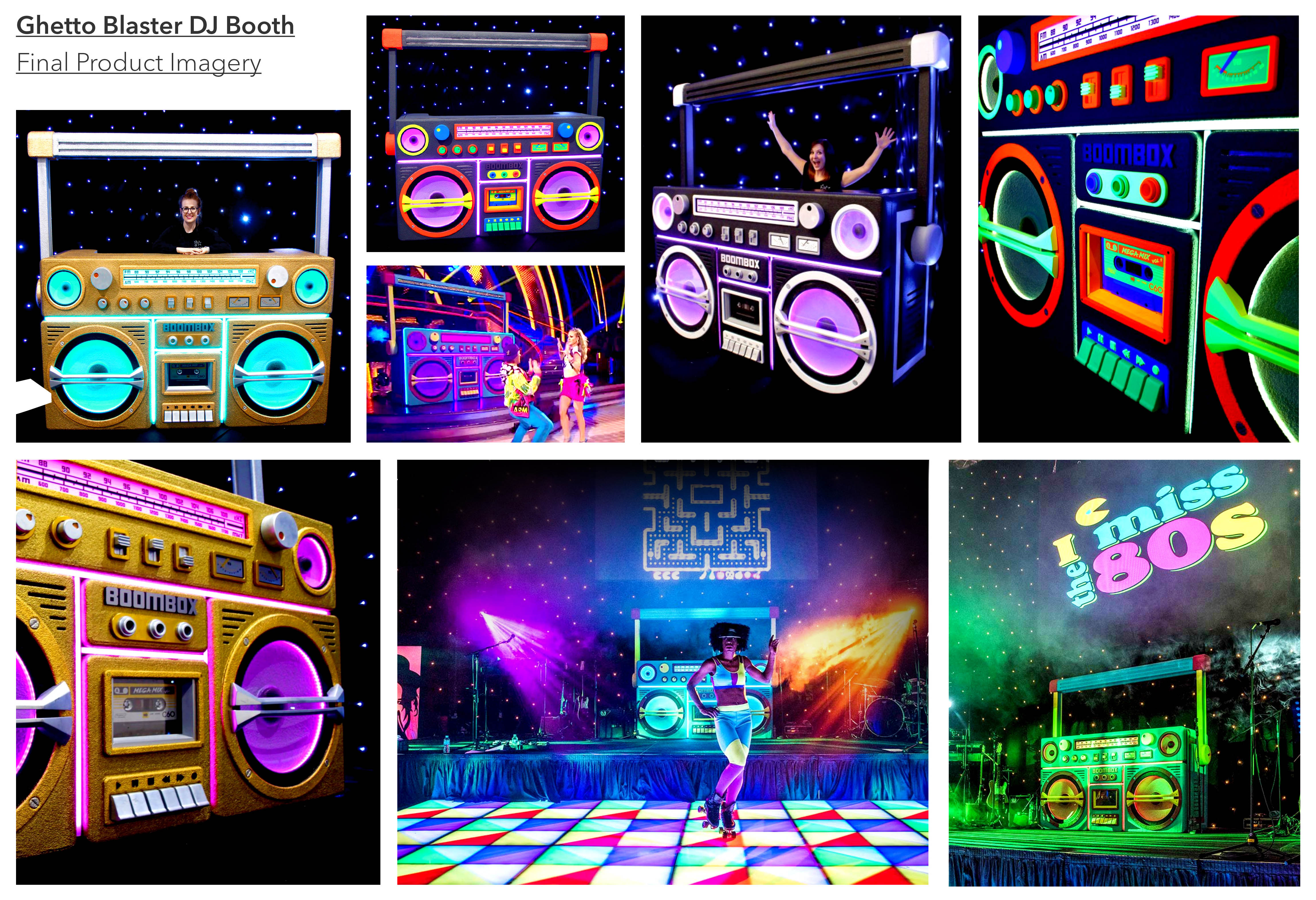 Event & Booth - 'Boombox' - Themed DJ Booth & Drinks Bar